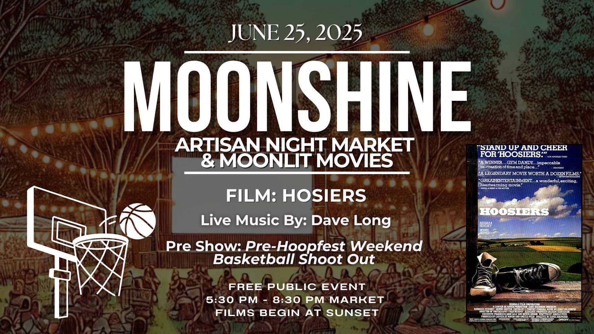 Moonshine: Artisan Night Market & Moonlit Movies - Commellini Estate